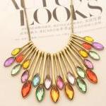 Jewelry Retro Gem Necklace A-325 Fashion on Luulla